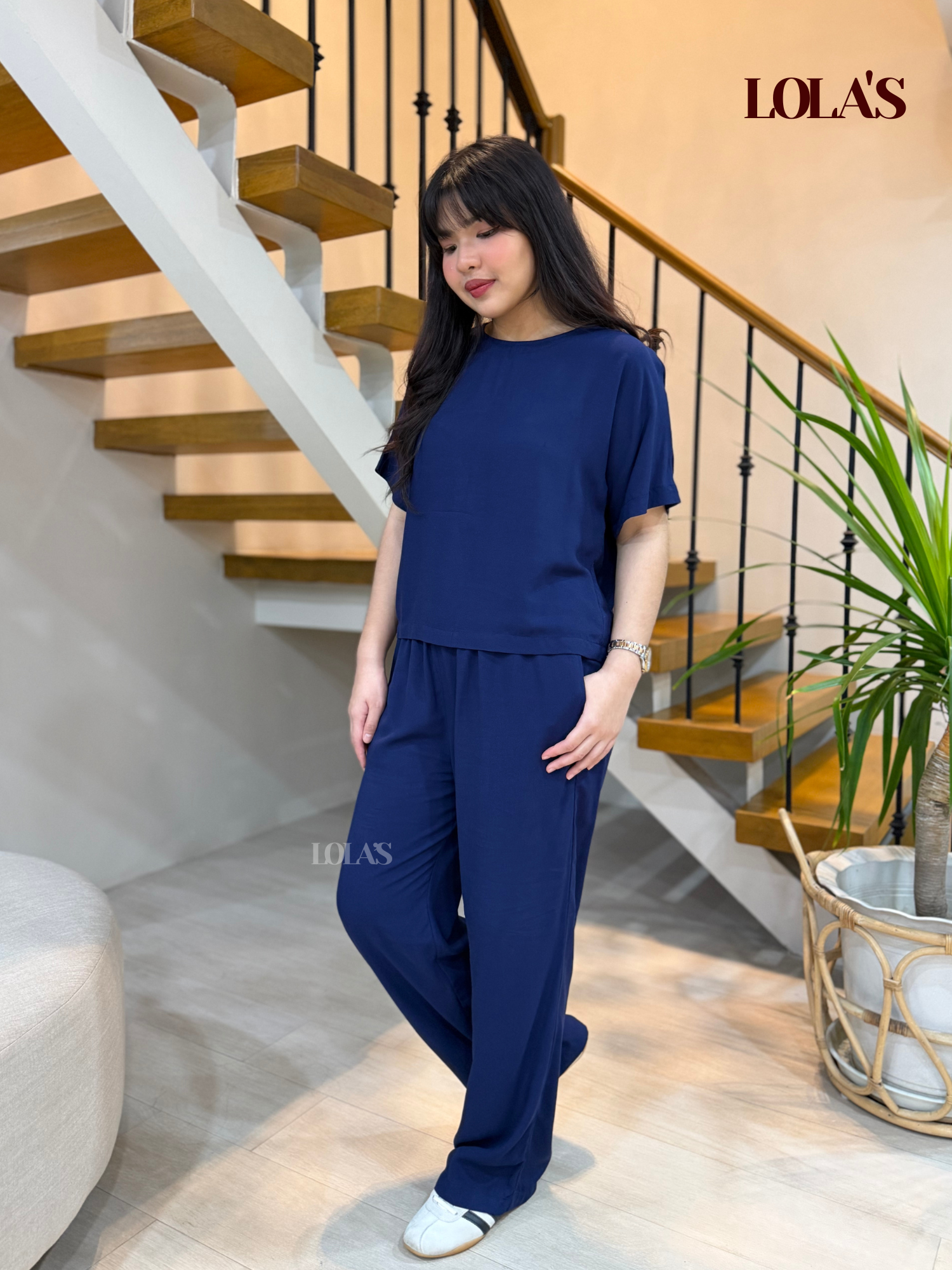 Pia Coords (Navy Blue) – Lola's PH
