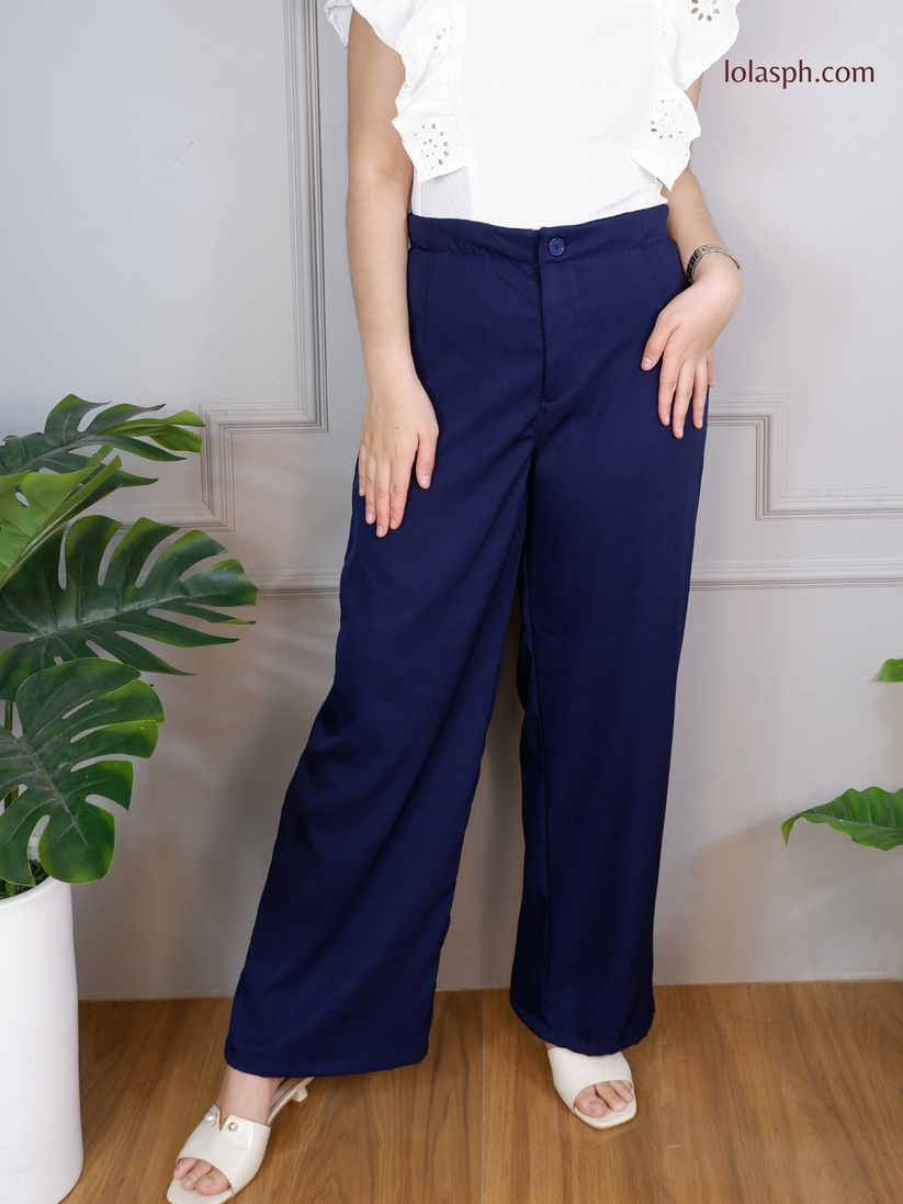 Bea Pants (Navy Blue) – Lola's PH